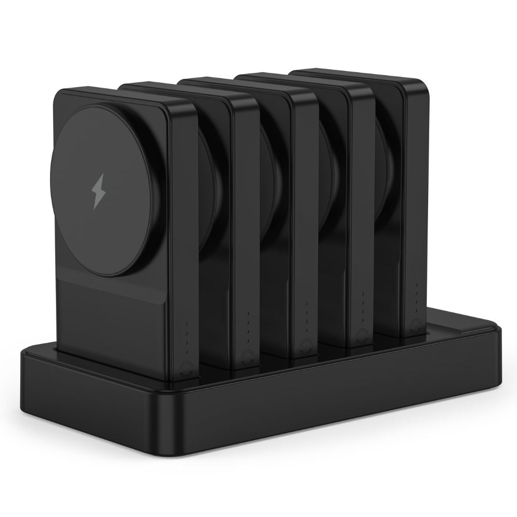 Multi-Device MagSafe Charging Station with 5 Power Banks – 10 in 1 Dock